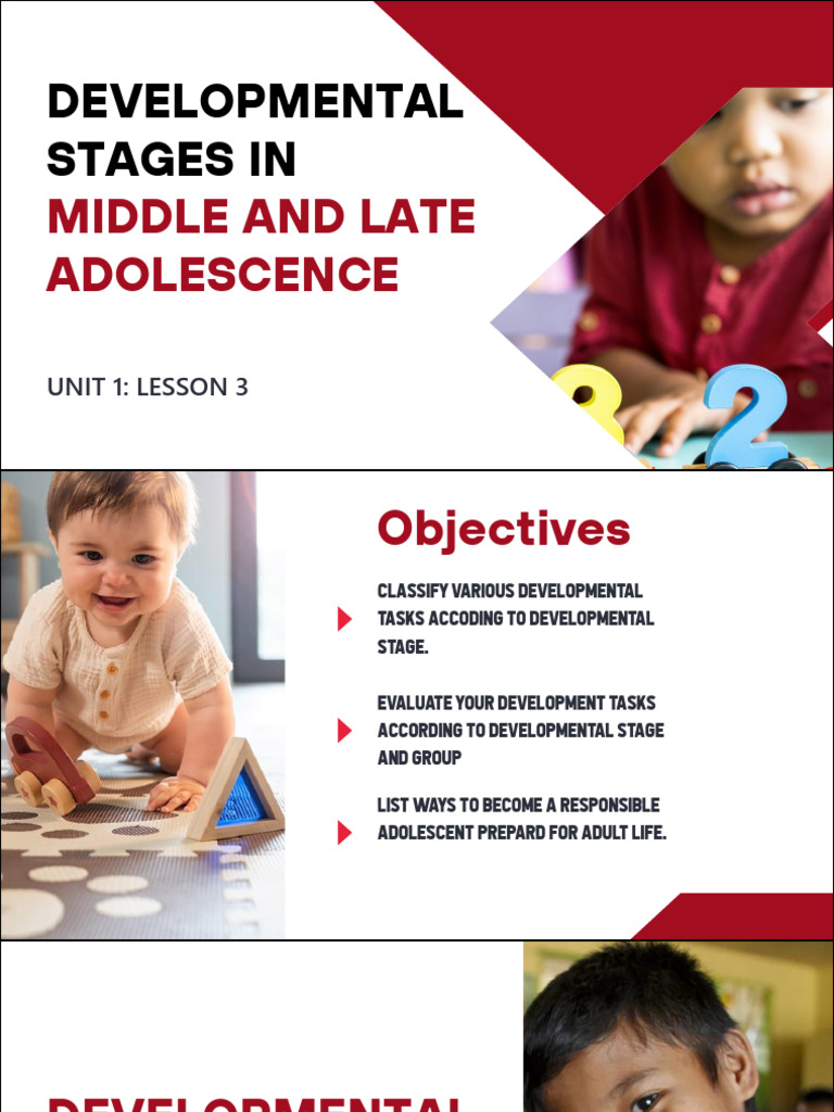PER DEV UNIT 1 Lesson 3 Developmental Stages | PDF | Developmental ...