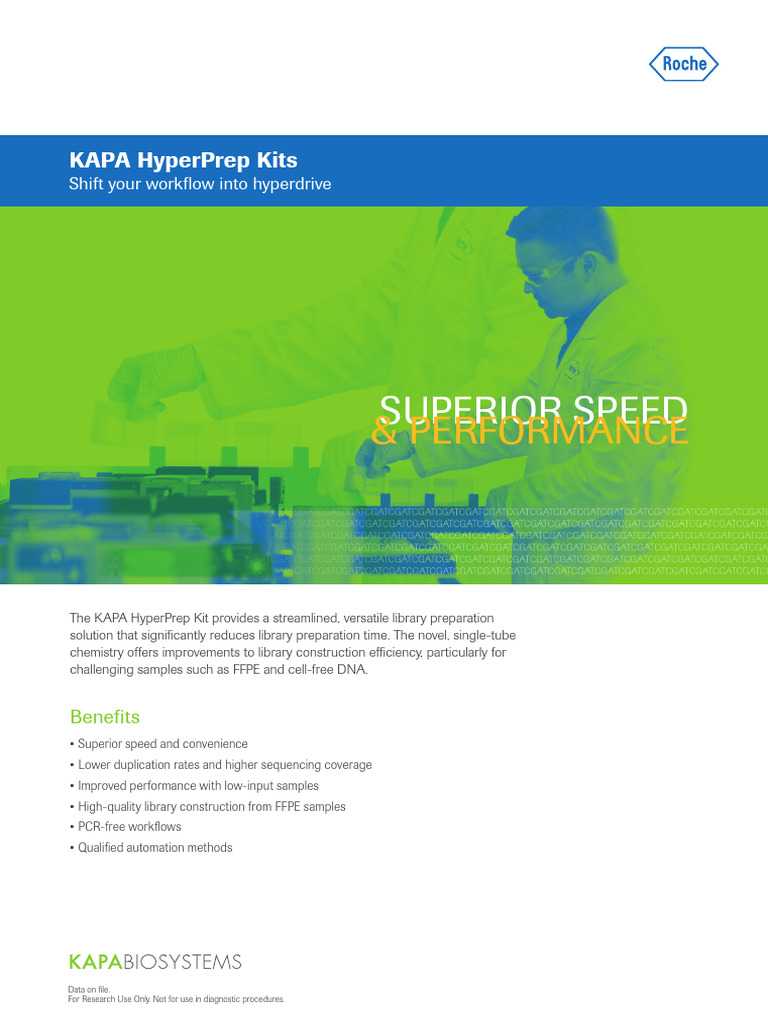 kapa-hyperprep-kit | PDF | Dna Sequencing | Polymerase Chain Reaction