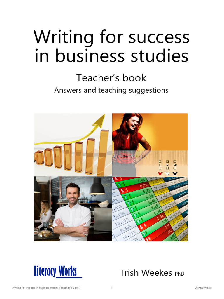 Writing For Success in Business Studies | PDF | Teachers | Curriculum