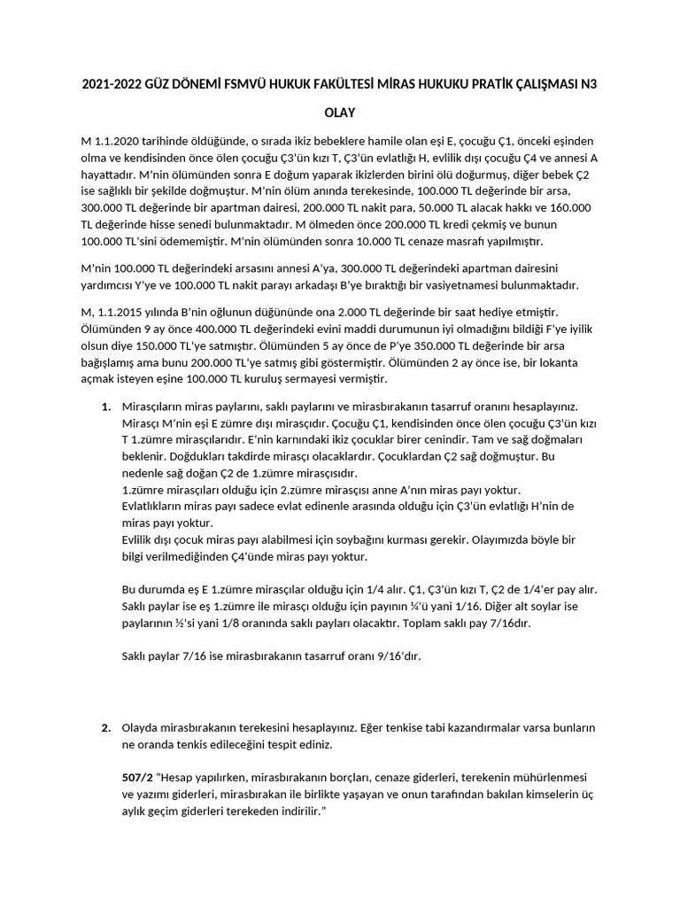 Mi̇ras Fi̇nal İlk Prati̇k | PDF