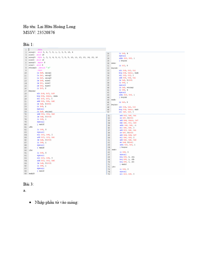 LAB03 - 23520876 - Lại Hữu Hoàng Long | PDF