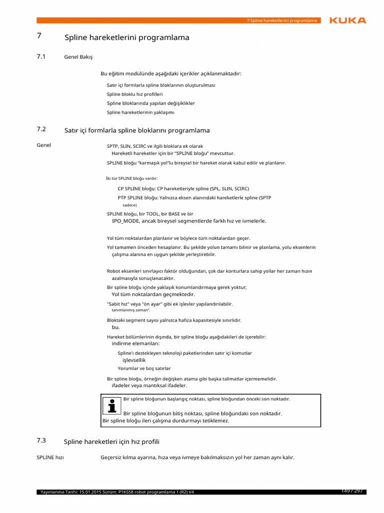 KUKA Robot Programming - TR (149-297) | PDF