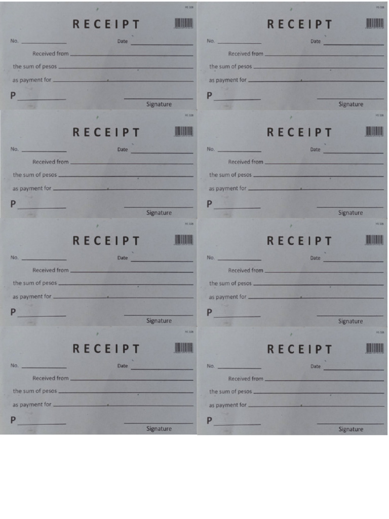 Cash Receipt | PDF