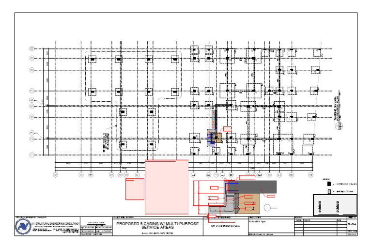 Proposed 5 Cabins With Multi-Purpose Service Areas (ST Plans ...