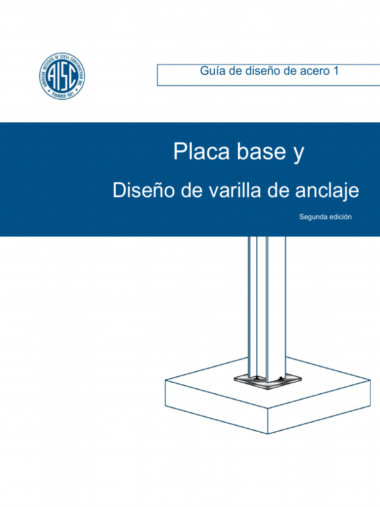 AISC Design Guide 01 - Base Plate and Anchor Rod Design 2nd Ed | PDF ...