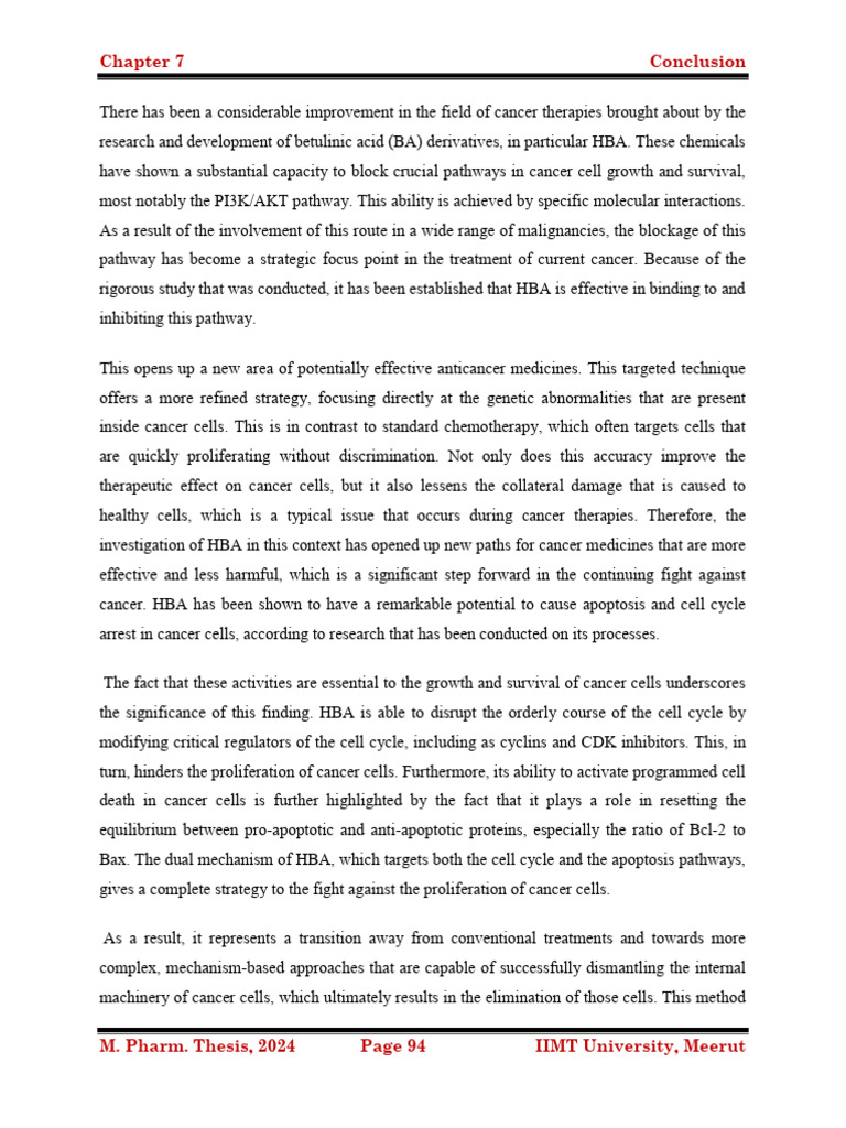 7_Conclusion | PDF | Cancer | Chemotherapy