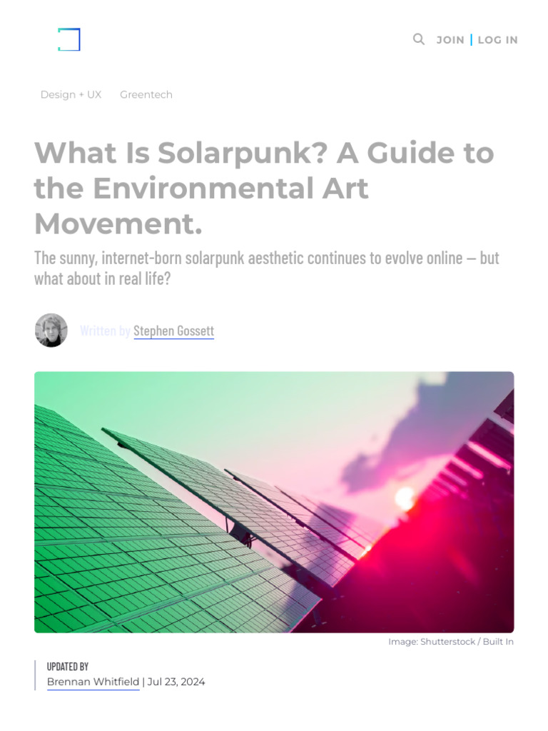 Solarpunk: Eco-Futurism and Hope | PDF