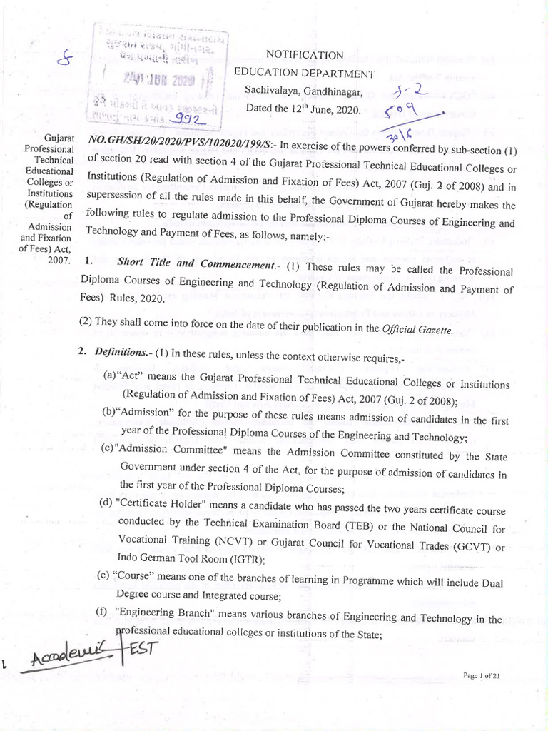 Diploma-Course-notification-2020 | PDF