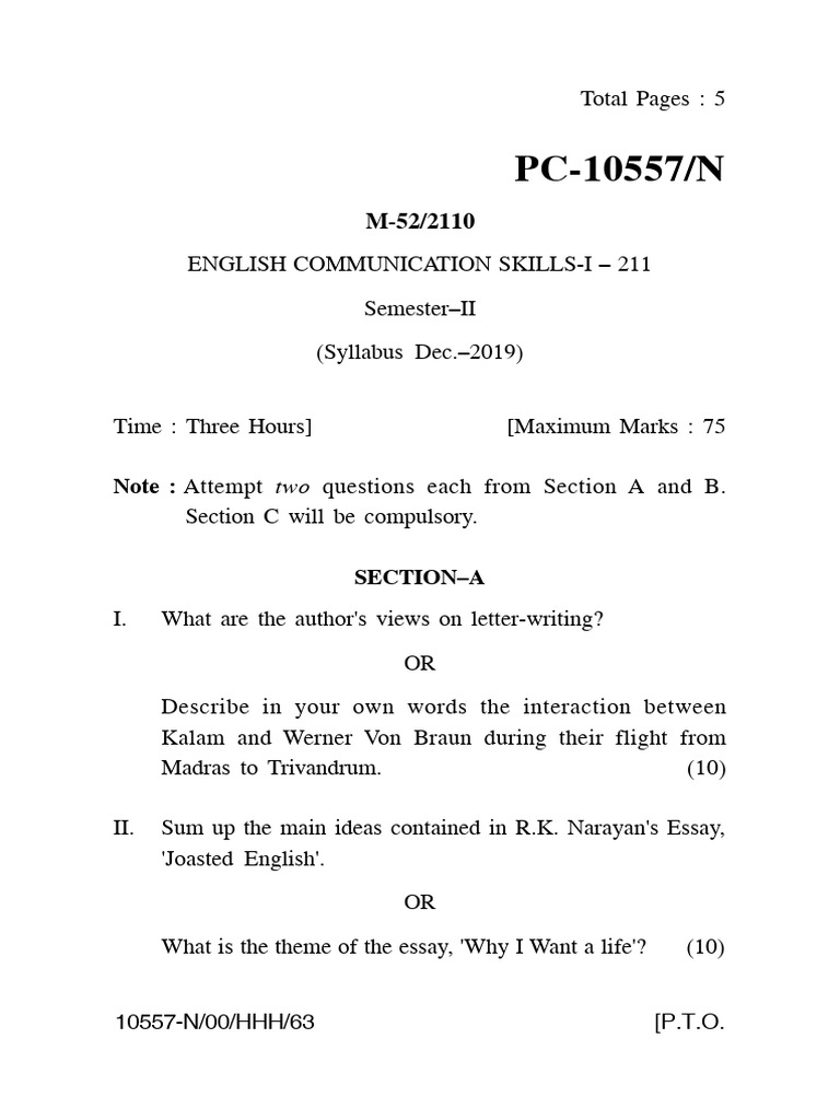 English (3rd) Dec2020 | PDF | Sentence (Linguistics) | Linguistic Typology