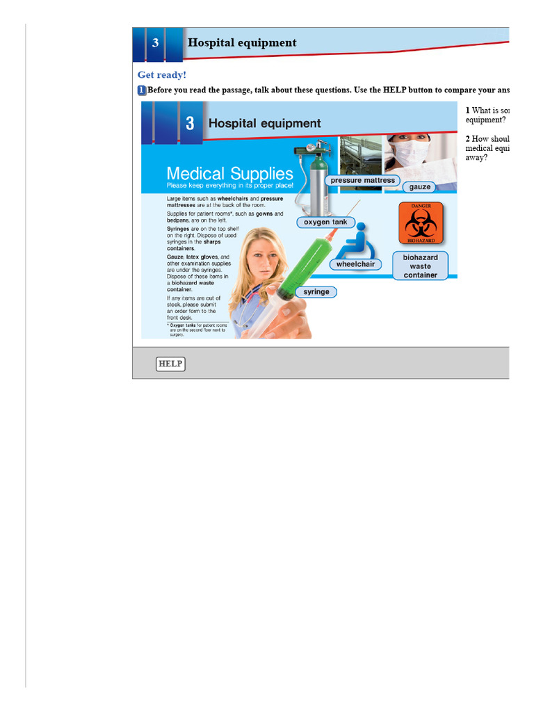 Équipement d’hôpital | PDF | Medicine