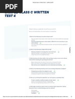 Sample Class C Drivers Written Test 1 | PDF | Traffic | Driving