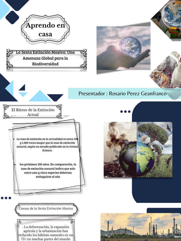 Sexta Extinción: Crisis Global | PDF | Biodiversidad | Extinción