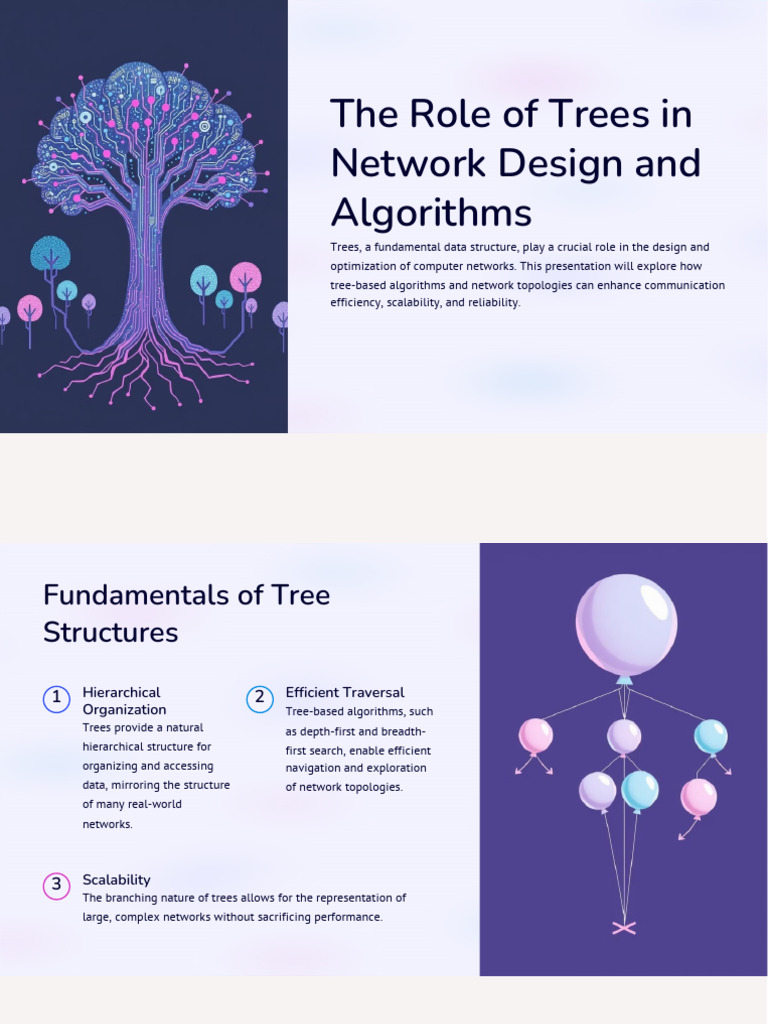 Trees in Network Design and Algorithms | PDF | Computer Network | Routing