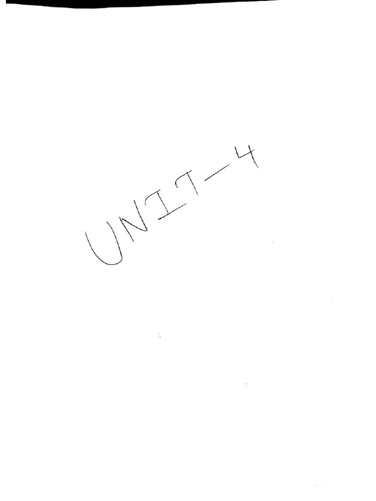 ADE Unit 4 | PDF