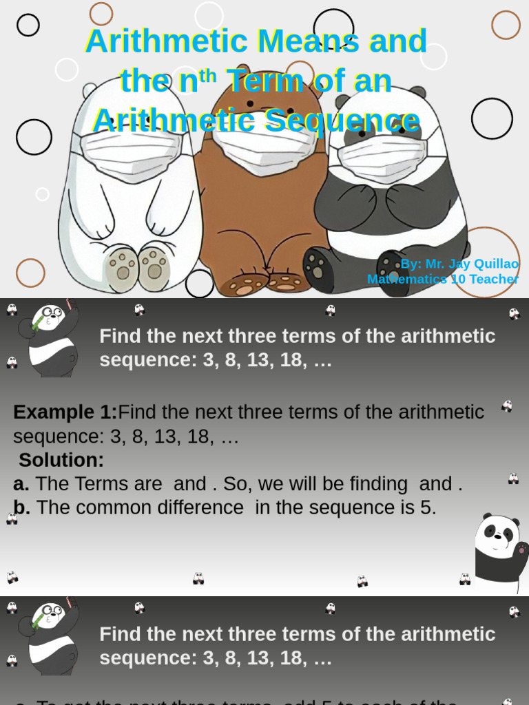 Lesson 2.1 - Finding The NTH Term of An Arithmetic Sequence | PDF ...