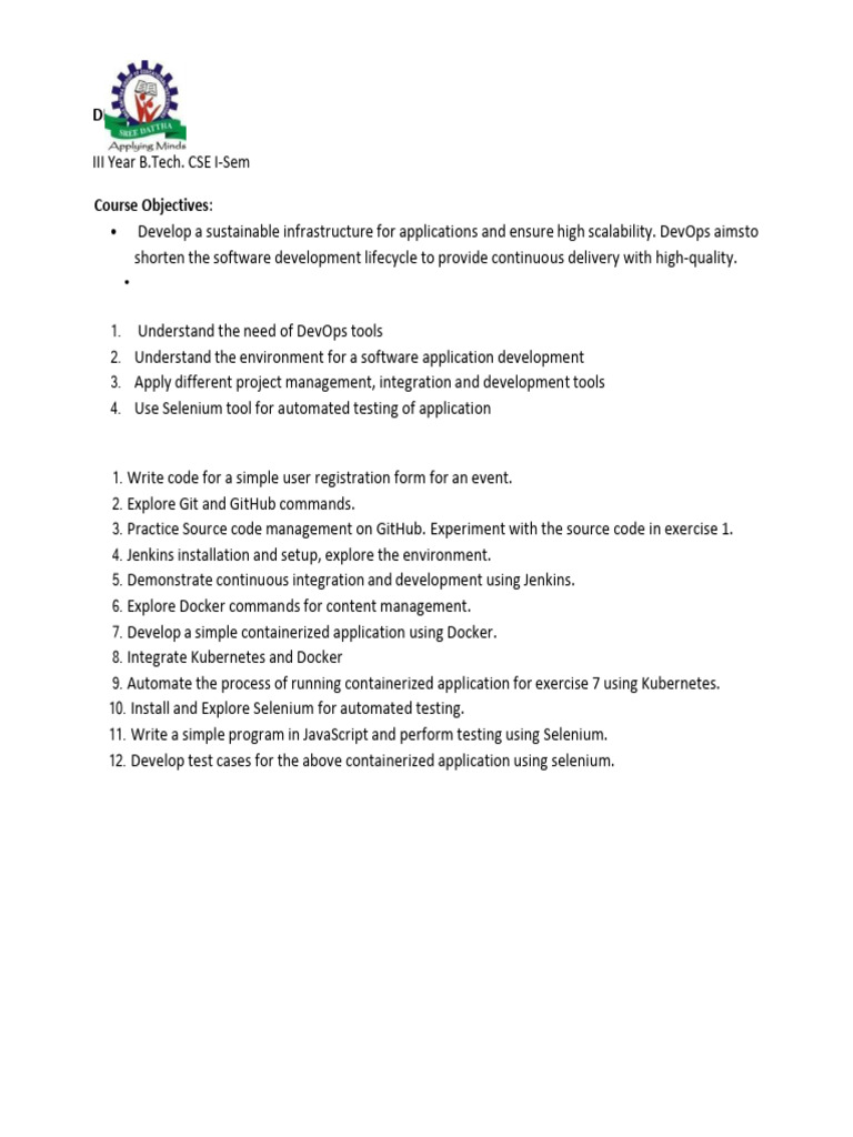 Devops Lab Exp 1 | PDF