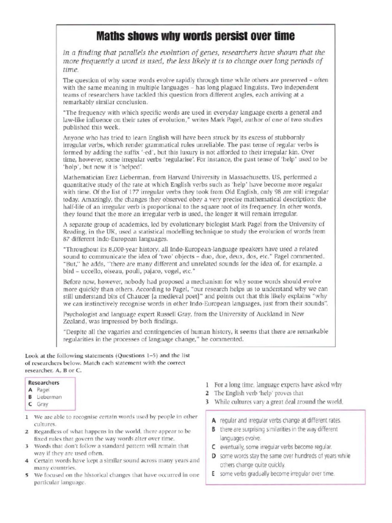 Matching Sentence Ending Exercise II | PDF