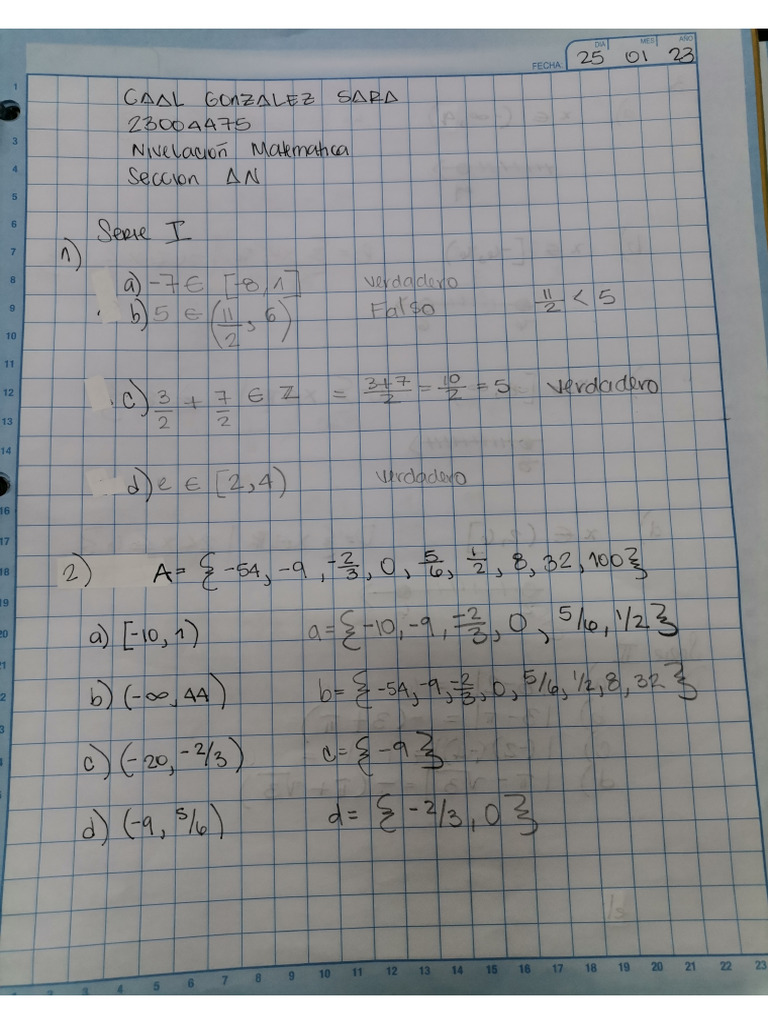 Mate Ejercicio 50123 | PDF