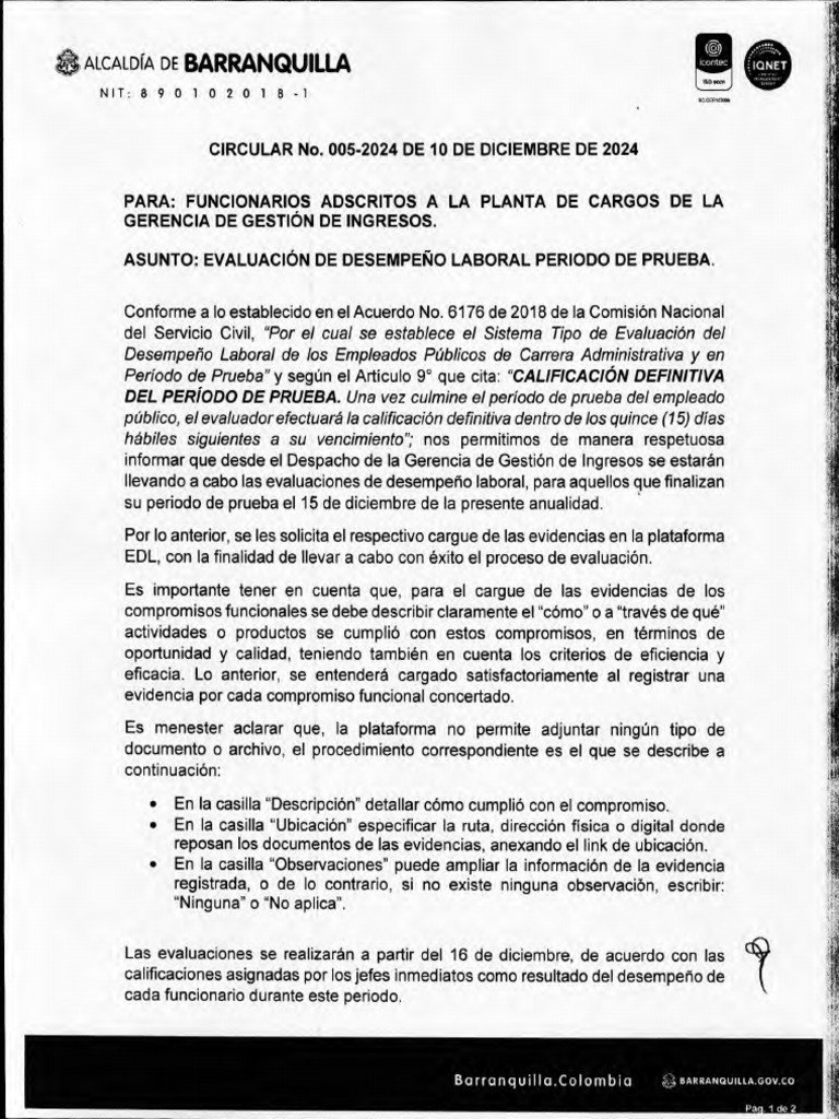 Circular #005-2024 Ggi | PDF
