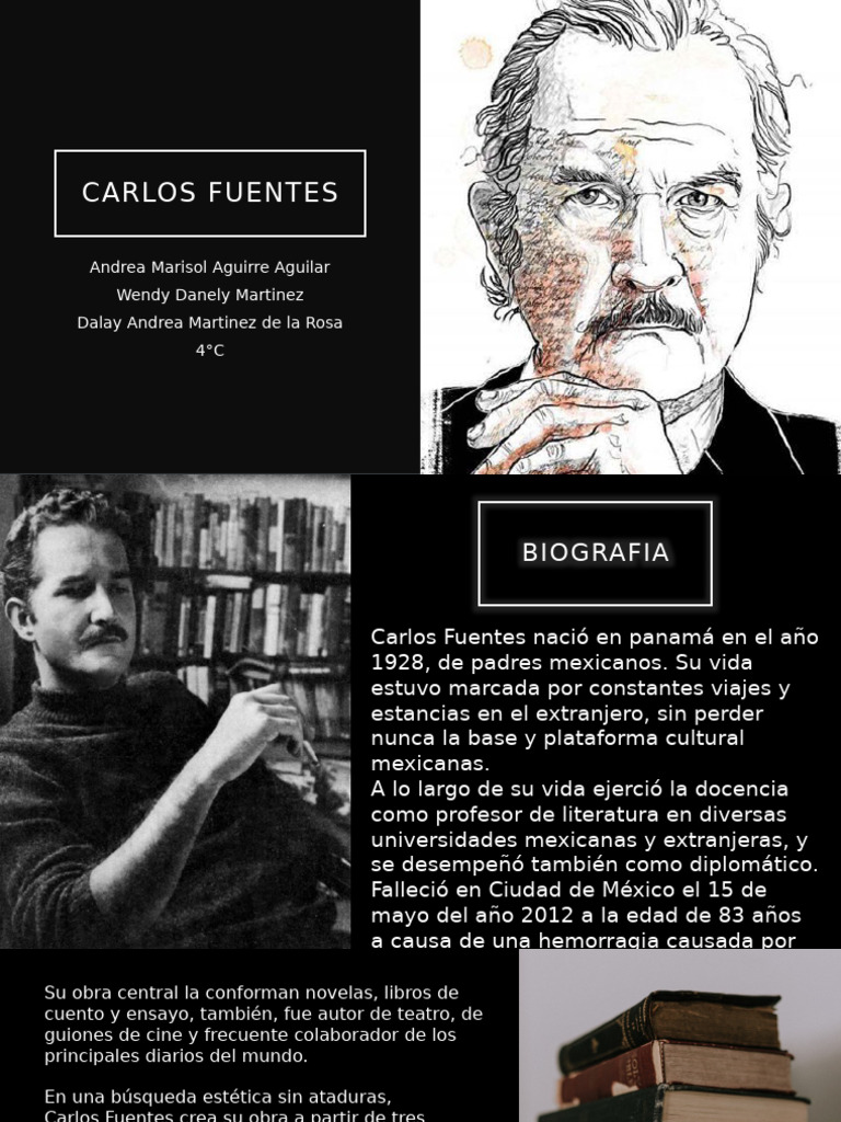 Biografía y obras de Carlos Fuentes | PDF | México