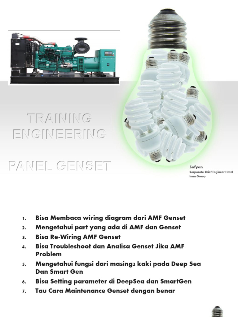 Training Genset System For Engineering | PDF