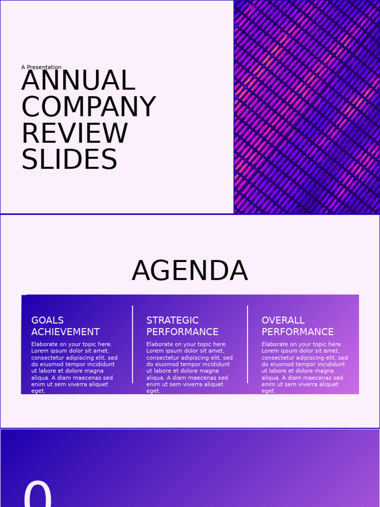 Gradient Minimal Annual Company Review Slides | PDF