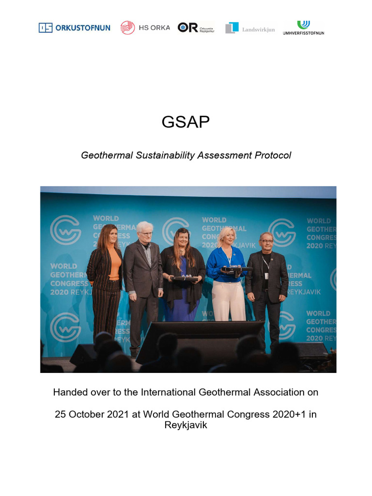 International Geothermal Association (IGA) - Geothermal Sustainability ...