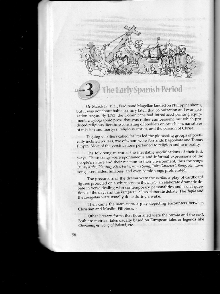 Early Spanish P. p.58 | PDF