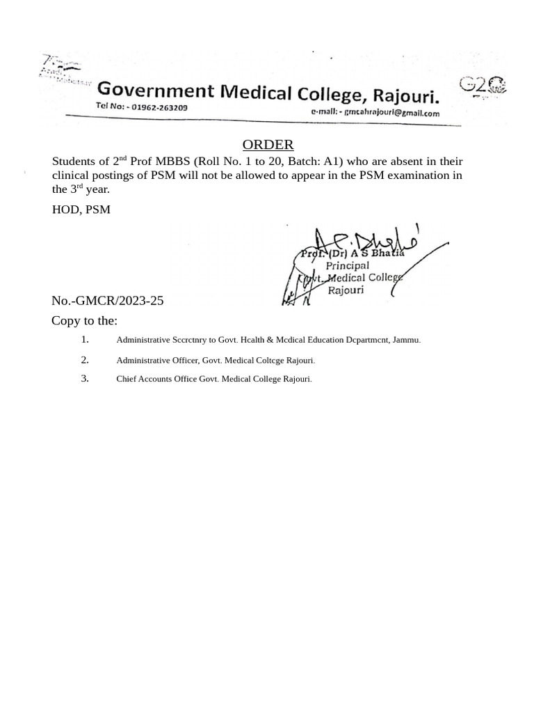 PSM Posting | PDF