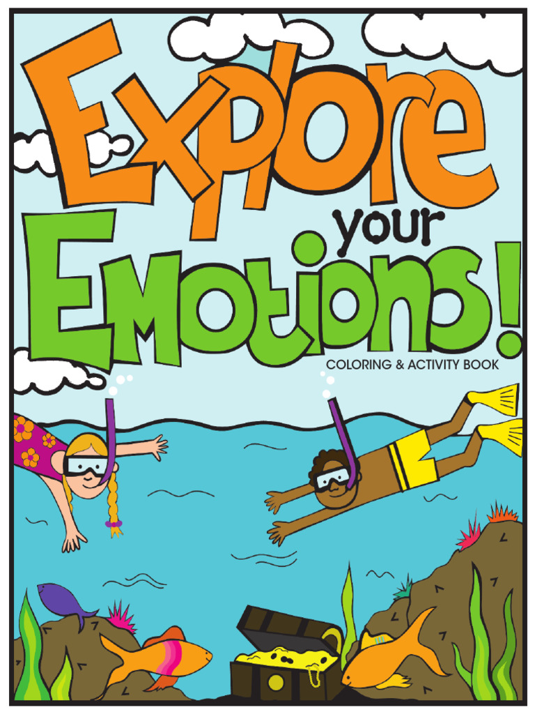 Explore My Emotions Colouring Book US Mental Health Services FKB | PDF ...