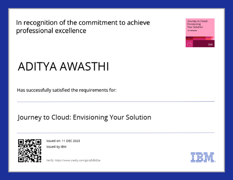 Ibm Certificate PDF | PDF