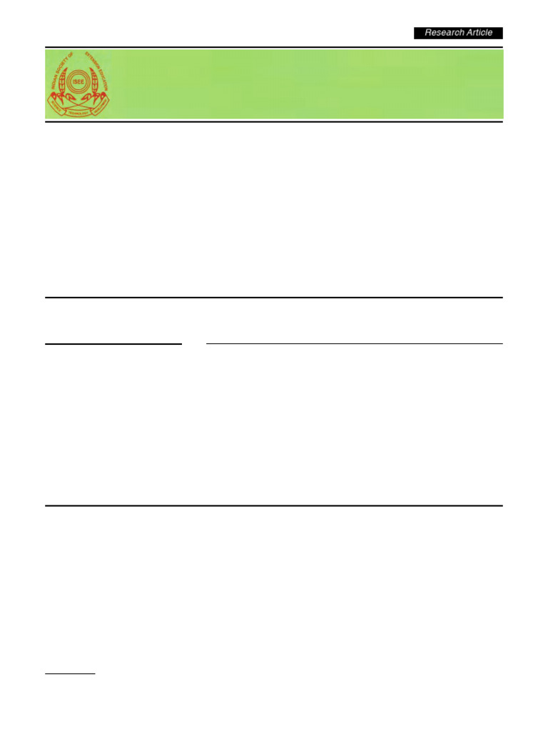 26 +IJEE+Vol +57 (4) - 2021 | PDF | Agriculture | Cereals