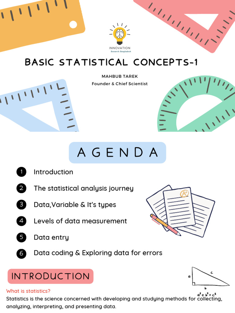 Basic Statistical Concepts-1 | PDF | Statistics | Categorical Variable