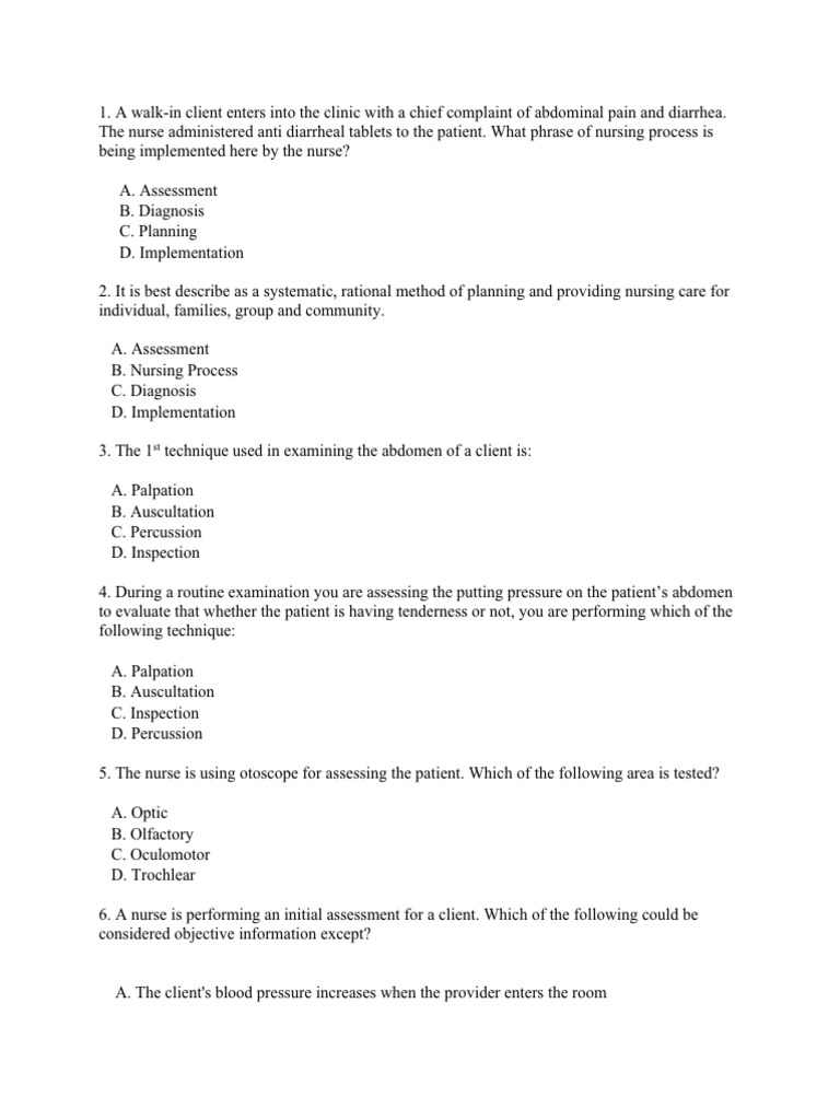 FON-II..Paper - JSMU MCQS-1 | PDF | Pain | Constipation