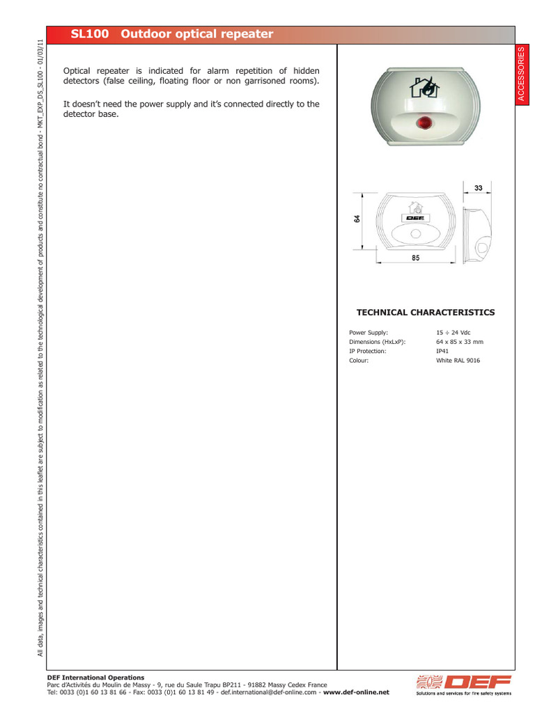 Datasheet - SL100 | PDF