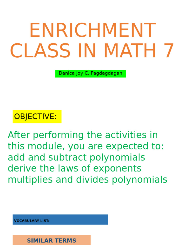 Q 2. 3. Laws of Exponent | PDF | Polynomial | Multiplication