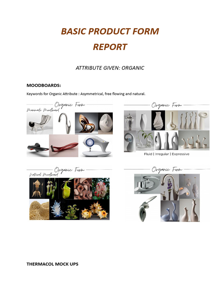 Basic Product Form | PDF
