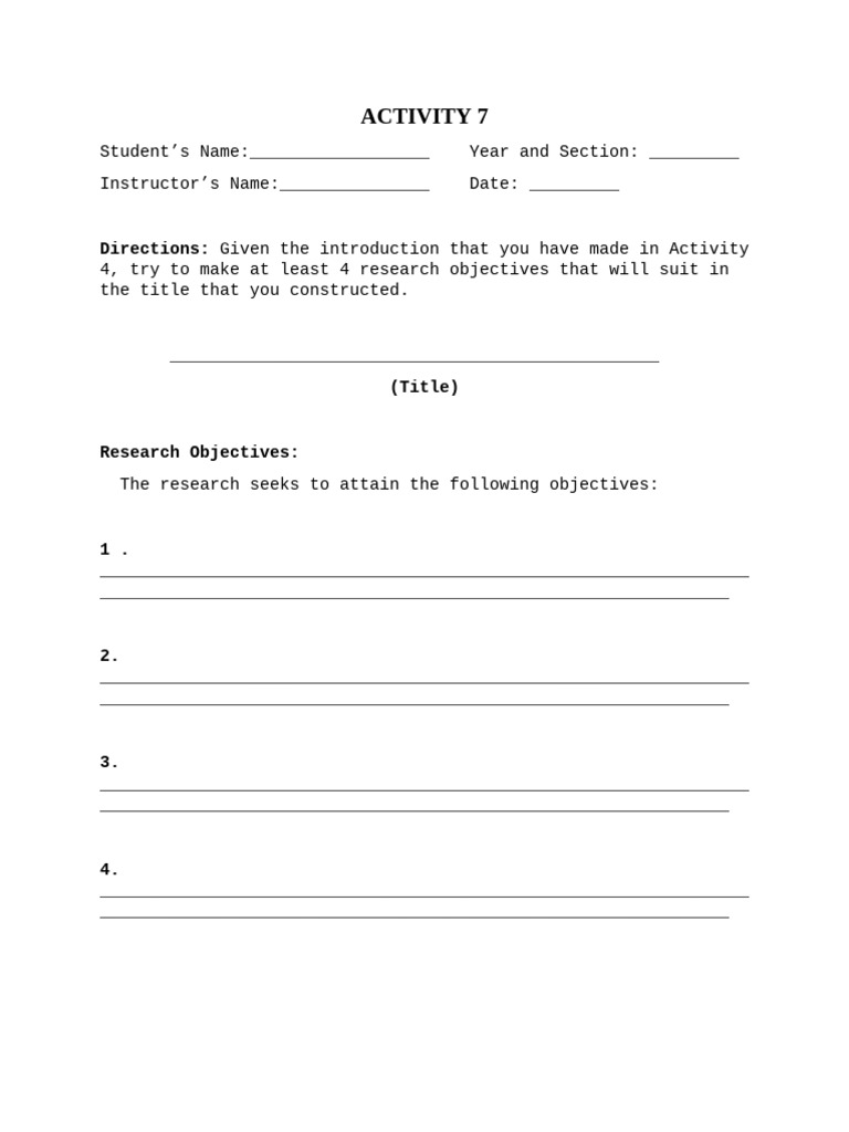 Activity 7 Research | PDF