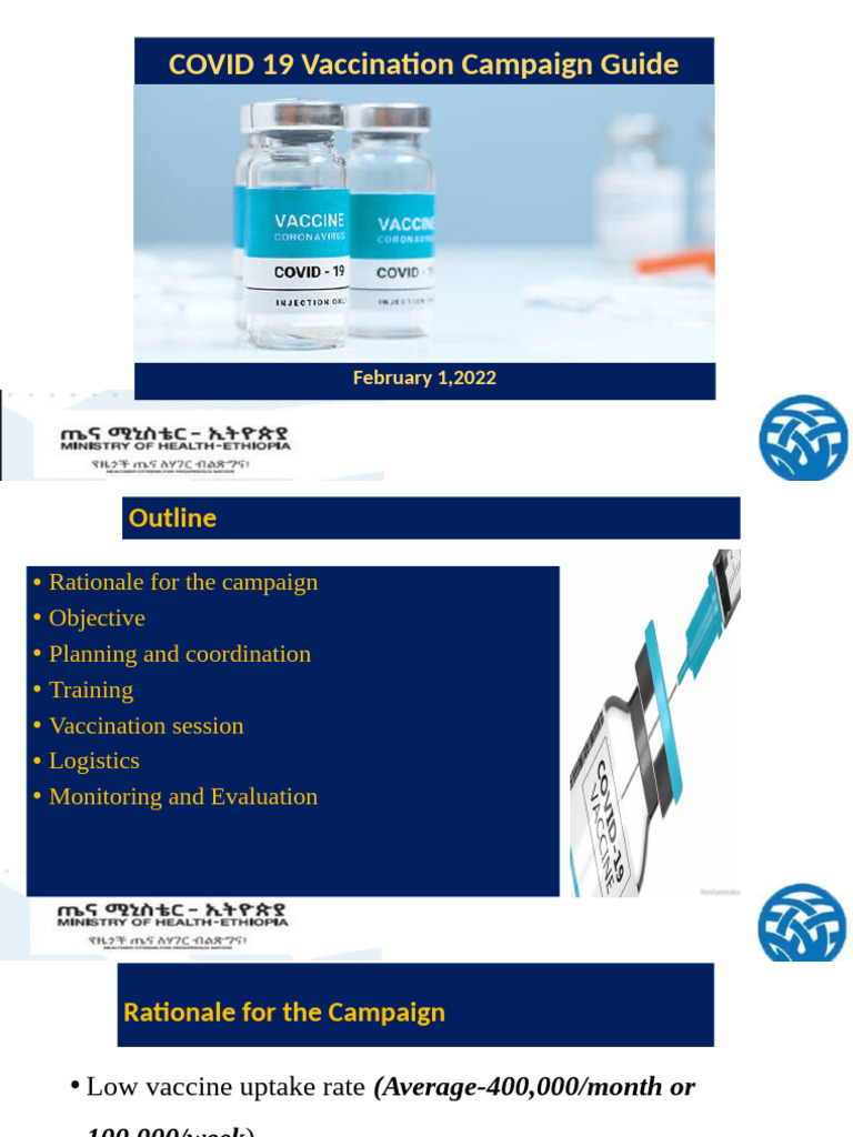 1 COVID 19 Vaccination Campaign Plan Ppt | PDF | Vaccines | Logistics