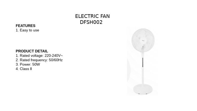 4.ELECTRIC FAN Catalog | PDF