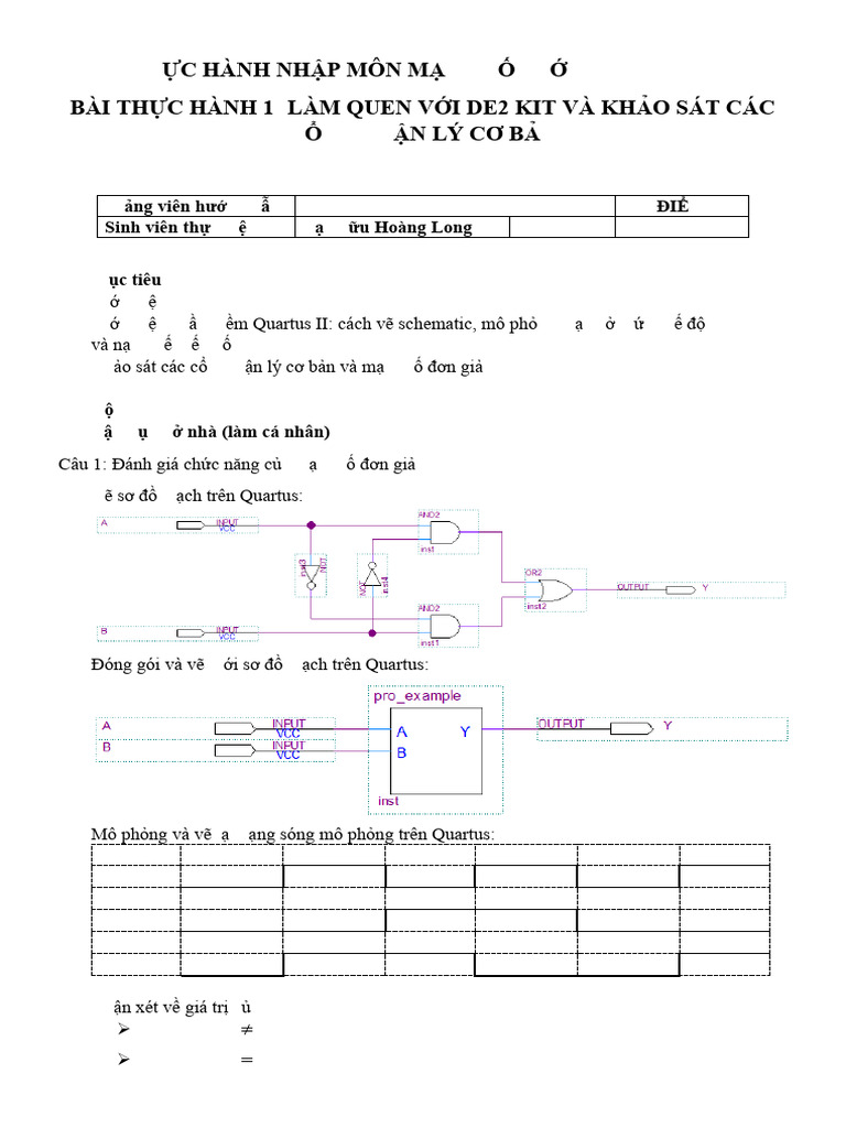 L I H U Hoàng Long - LAB01 | PDF