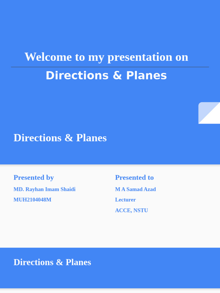 Directions & Planes | PDF | Crystal Structure | Geometry