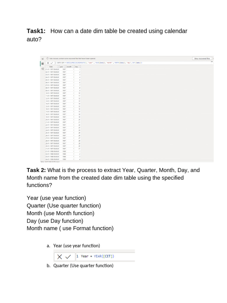 Power BI - W2D1 - CT (PBC21.1) | PDF