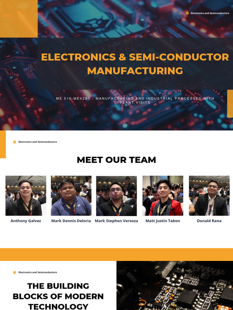 Electronics & Semiconductor Manufacturing Guide | PDF | Printed Circuit ...