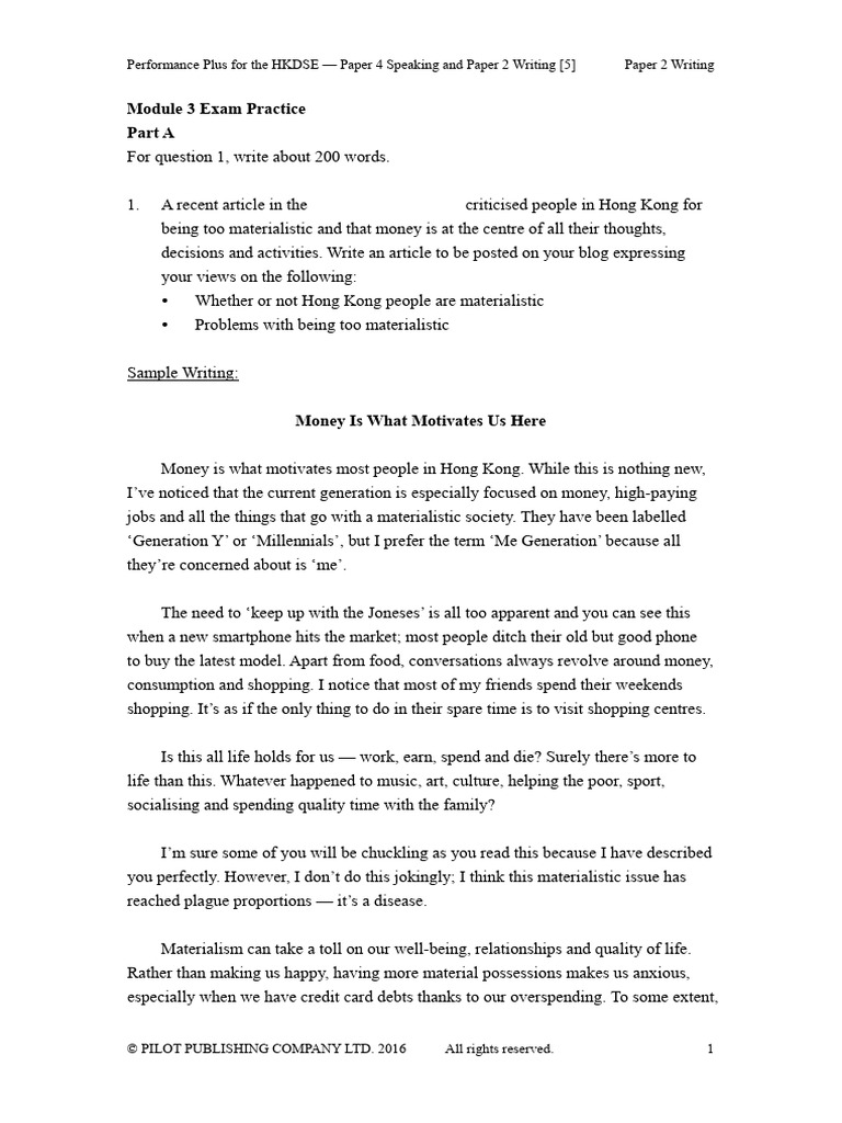 8A Sample writing_Blog entry | PDF | Money | Economies