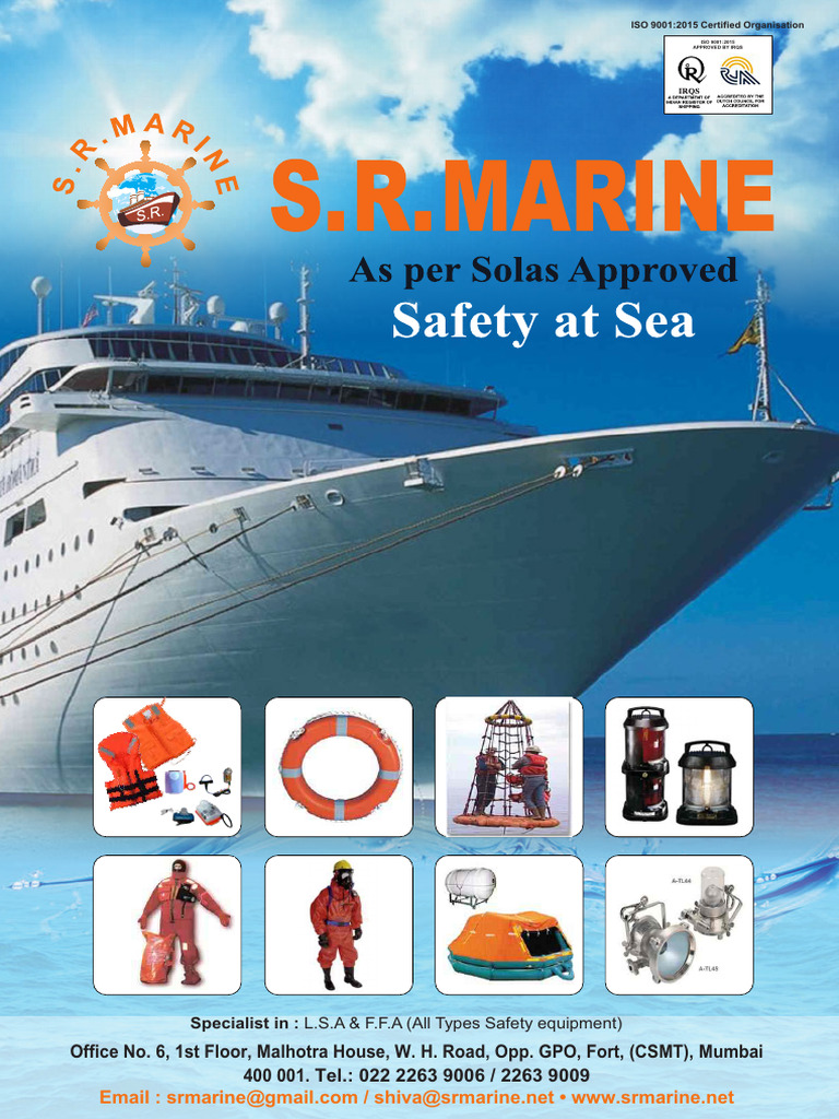 Marine Safety Equipment Supplier | PDF | Underwater Diving | Safety