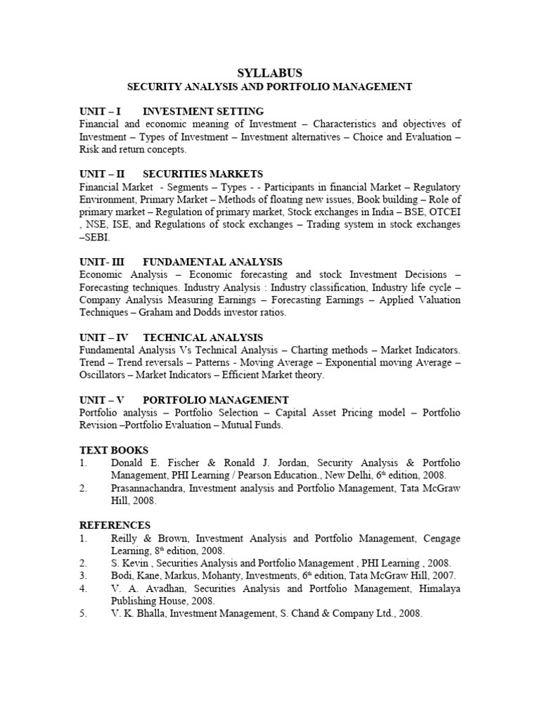 study material SAPM (1) | PDF | Derivative (Finance) | Investing