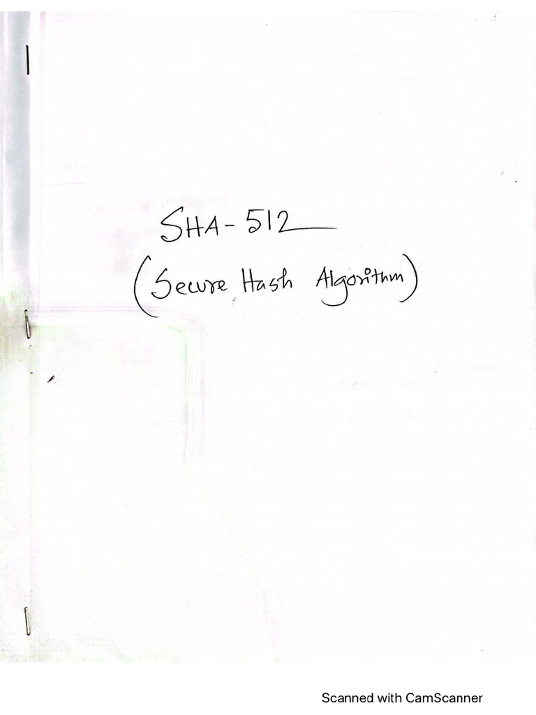 Sha 512 | PDF