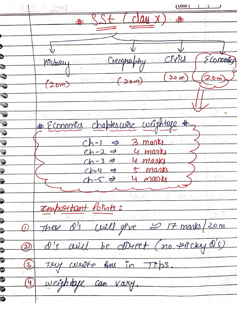 Economics Class X | PDF