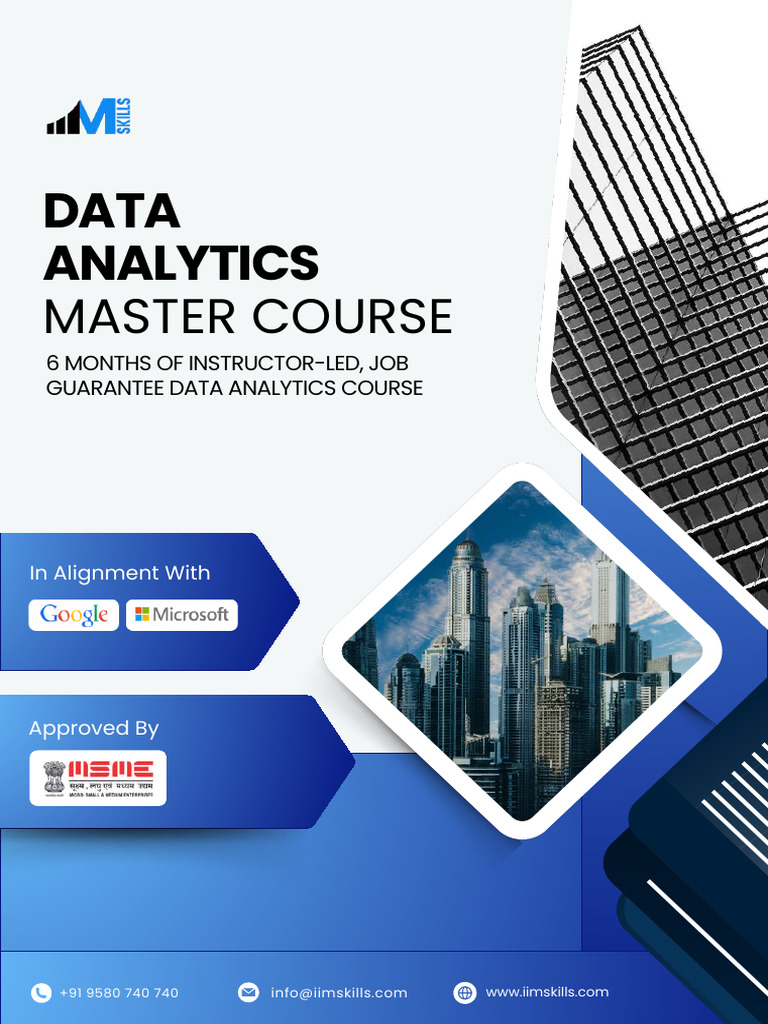 Data Analytics Master Course Brochure | PDF | Relational Database ...